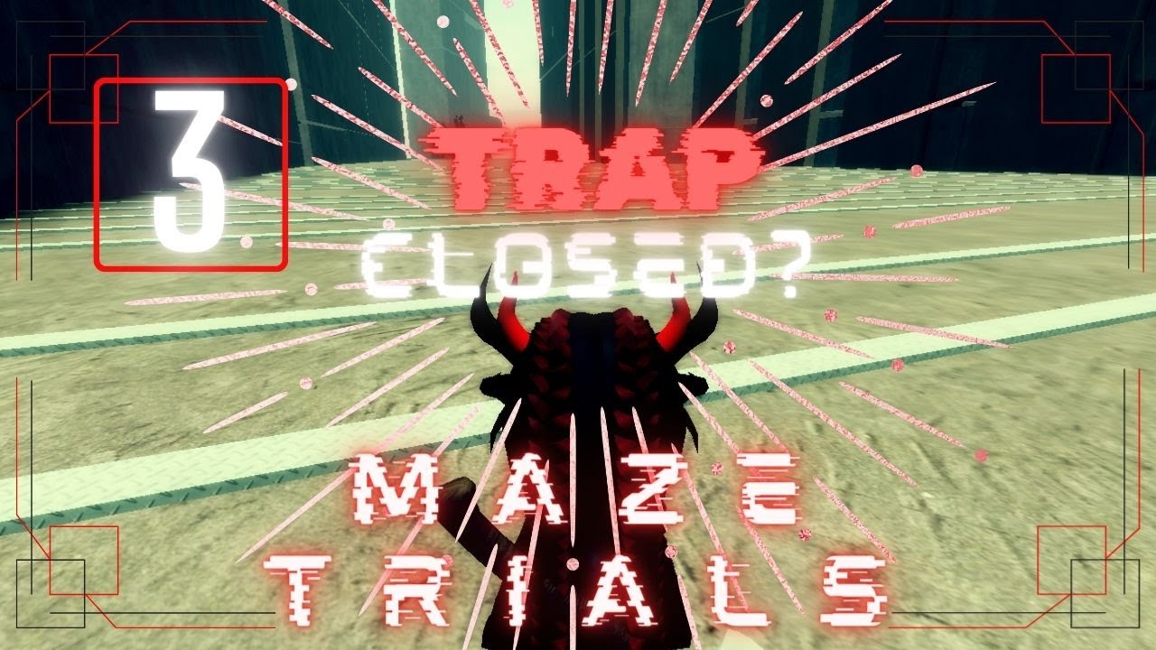 How to Escape to Section 3 when TRAP is closed in Maze Trials game at Roblox. - YouTube
