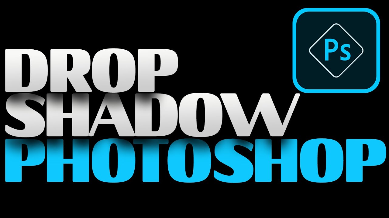 Photoshop Drop Shadow Tools - Photoshop for beginners - YouTube