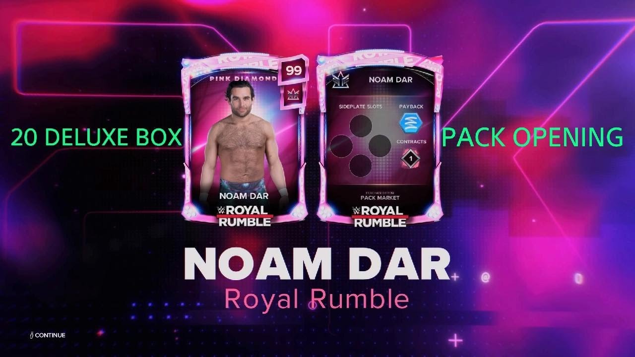WWE2K23 - NEW ROYAL RUMBLE 20 DELUXE BOX PACK OPENING | MyFaction - YouTube