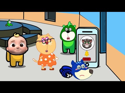 (Paw Patrol and kids cat) Among Us Talking Tom and wolfoo family ...