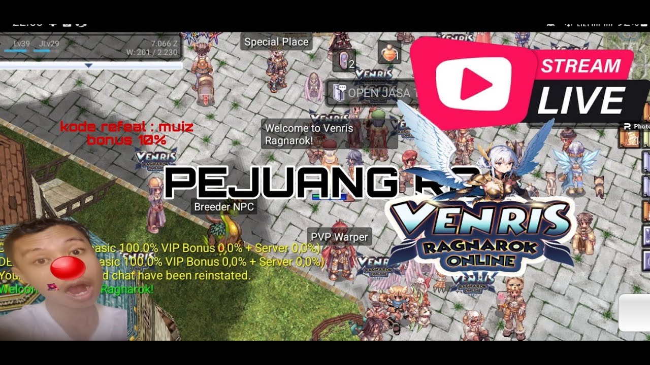(🔴LIVE) MET MALAM GAES HUNT LAGI NIH DI VENRIS RAGNAROK #liveragnarok ...