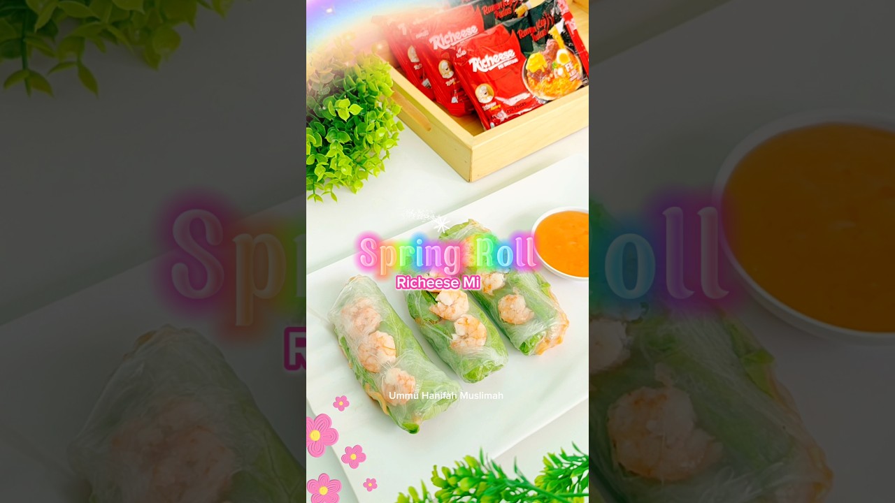 Olahan Mie Instan - spring roll Richeese mi #shortsvideo #cooking # ...