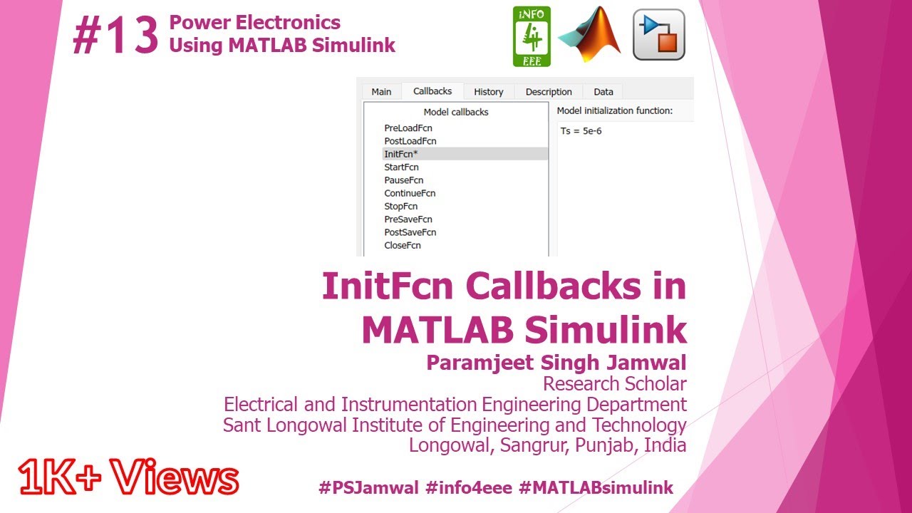 Initfcn Callbacks In Matlab Simulink 13 Power Electronics 9082
