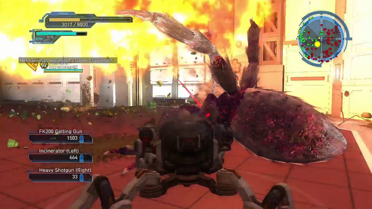 EDF 5 - WALL HACKS, BABY! DLC 1 M 5 Strategy - Earth Defense Force 5 ...