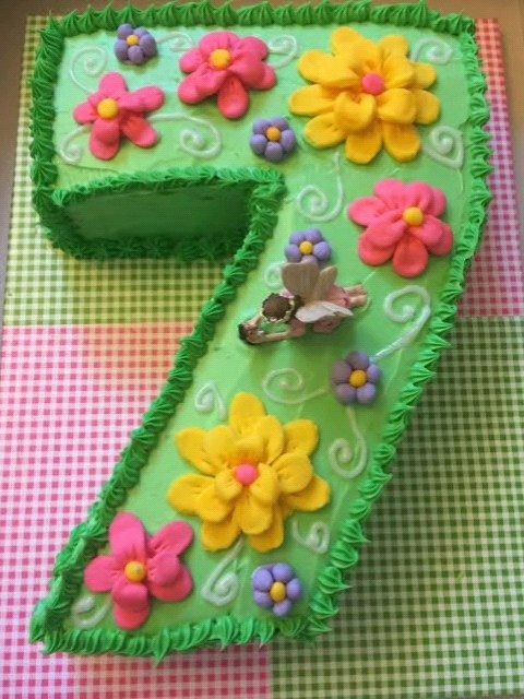 number 7 cake decorating| 7 number cake design| #cake #numbercake # ...