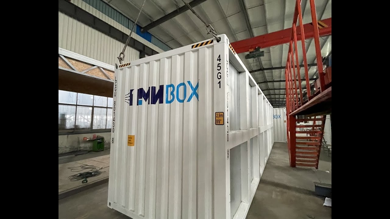 1MWBOX Crypto Mining Container - YouTube