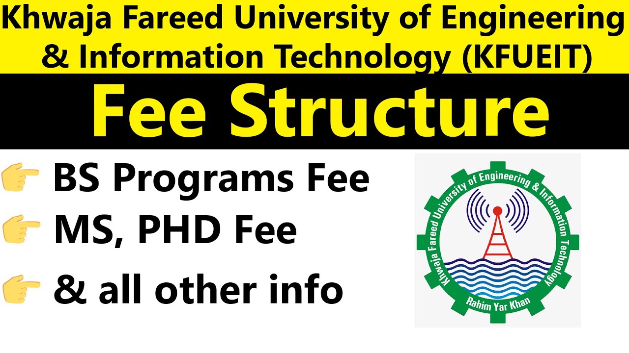 Khwaja Fareed University (KFUEIT) Fee Structure 2024: BS, MS, PhD ...