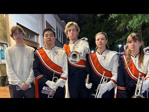 UVA Marching Band 2023 Trumpet Cam - LATIN ICONS - YouTube
