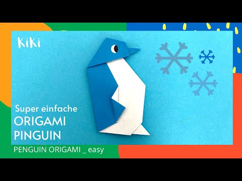 Origami penguin easy _Pinguin papier falten einfach