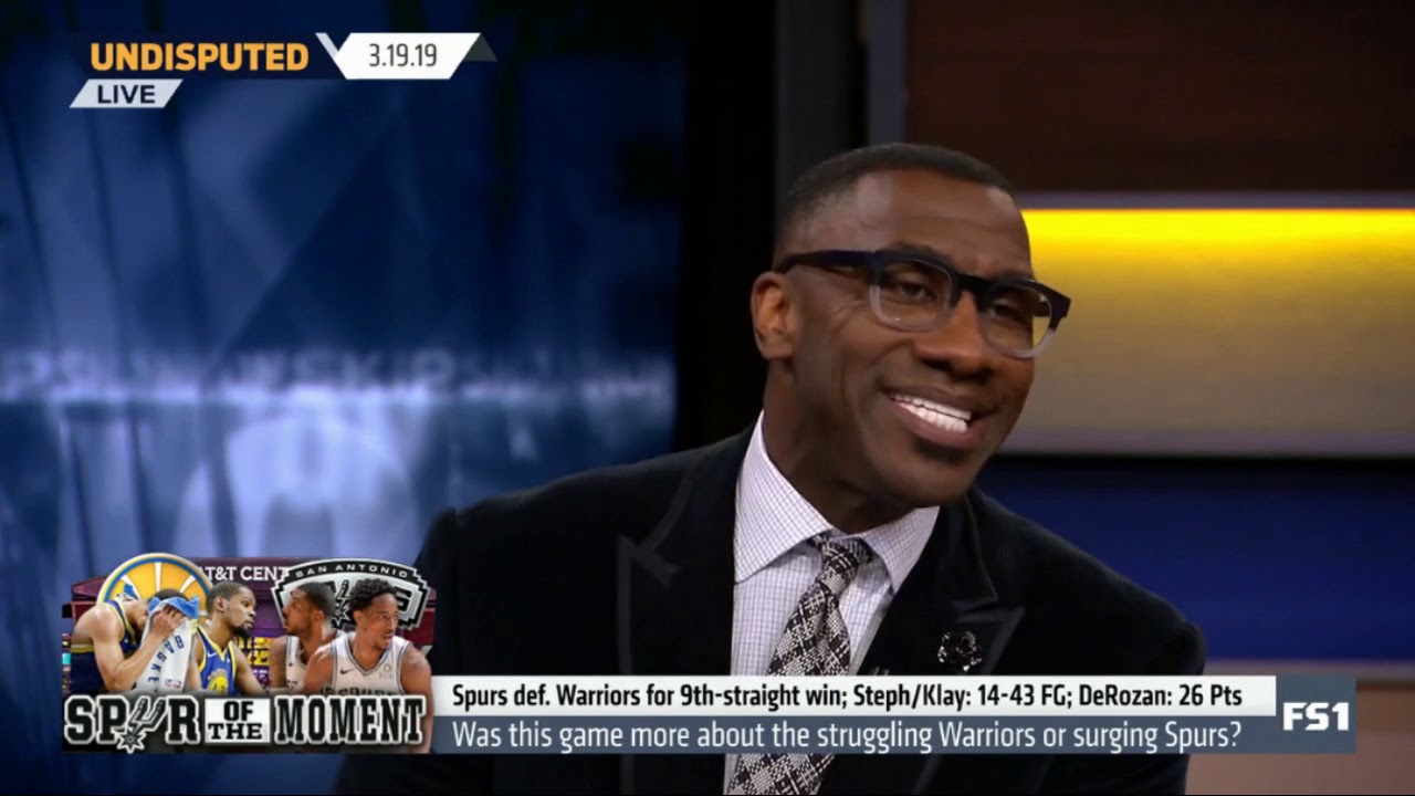 UNDISPUTED on FS1 | [BREAKING] Spurs def. Warriors for 9-th-straight ...
