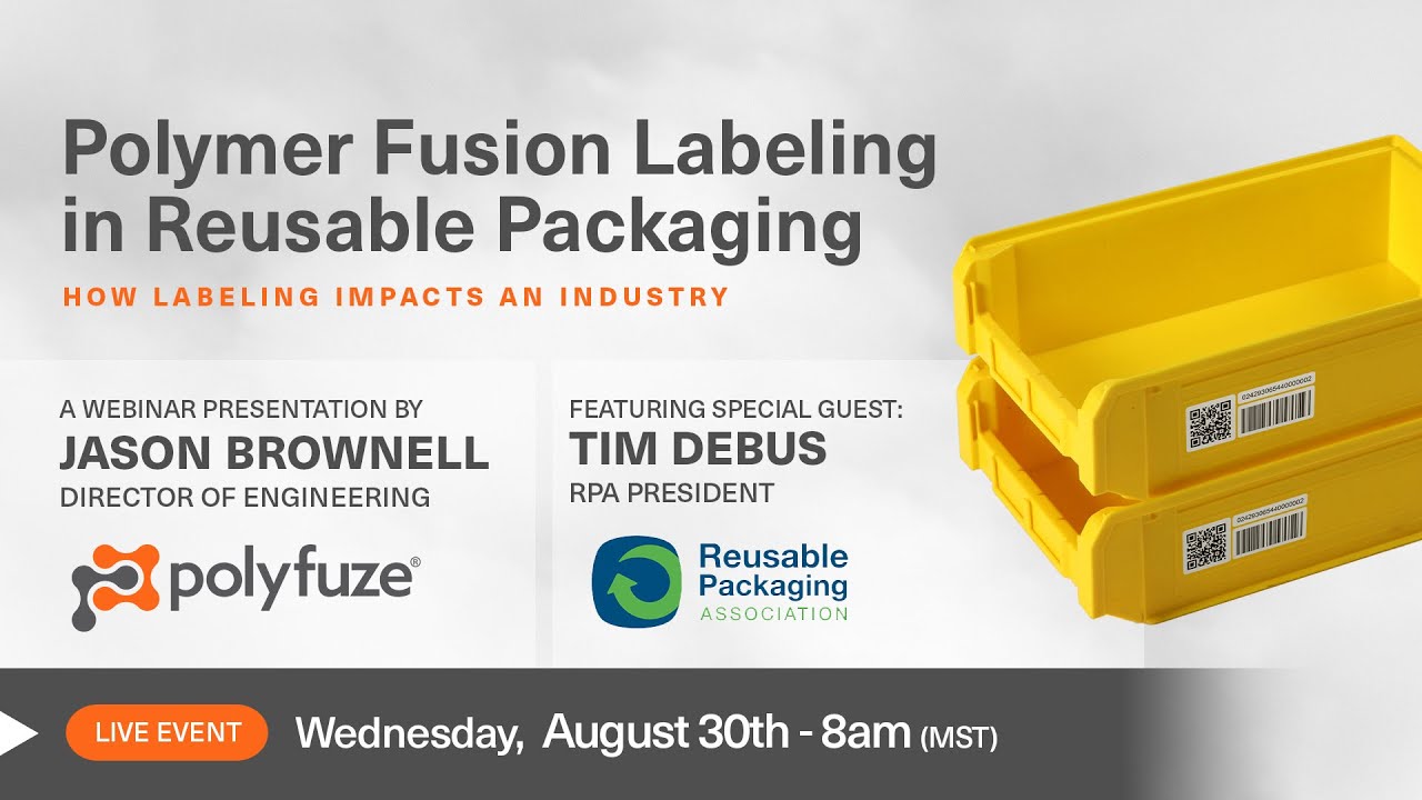 Polymer Fusion Labeling in Reusable Packaging - YouTube