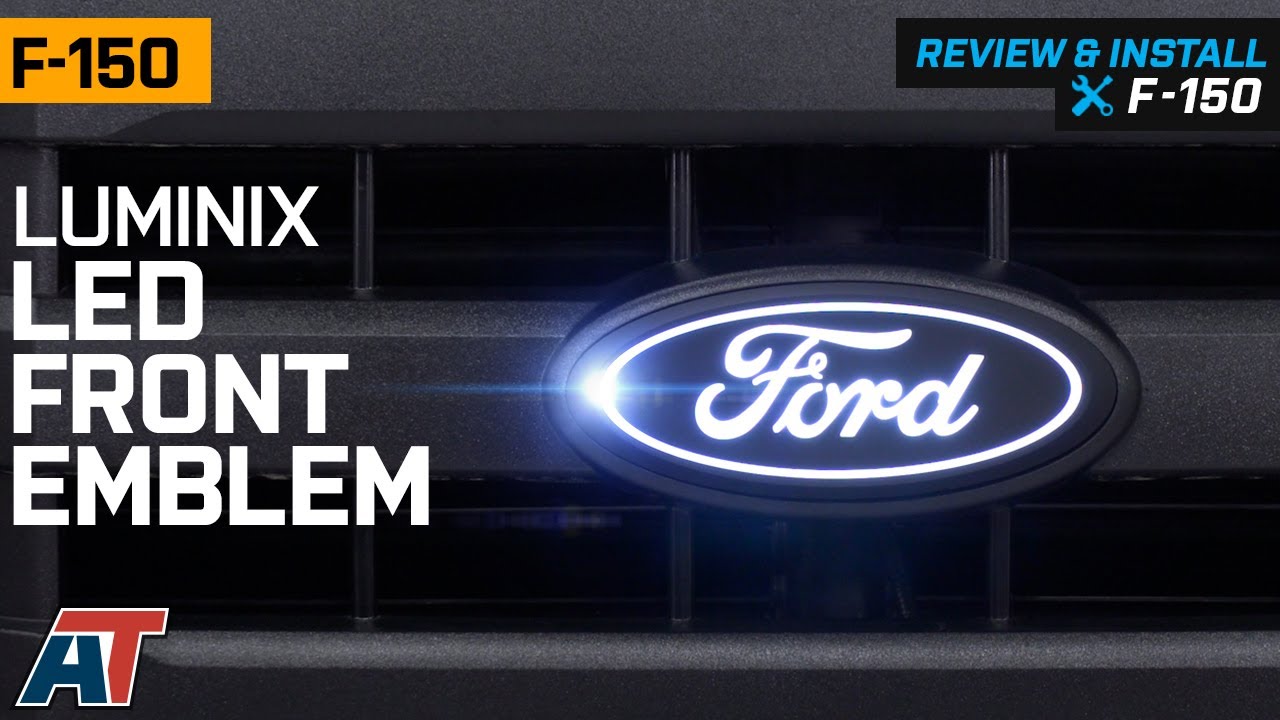 2015-2017 F150 Luminix LED Front Emblem Review & Install - YouTube