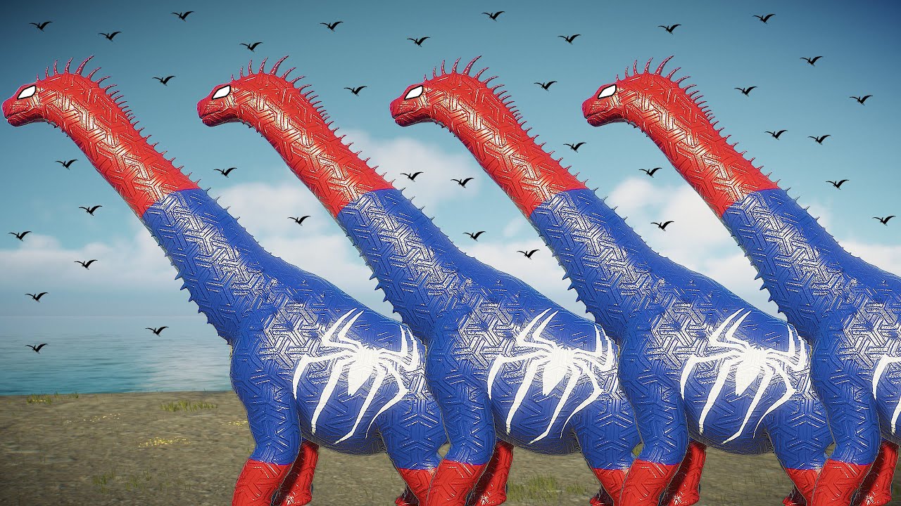 Long Neck Dinosaur Invincible Dino ALAMOSAURUS SPIDER Adventure to ...