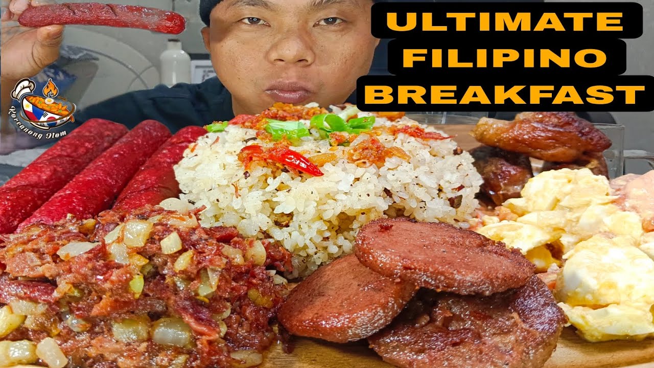 ULTIMATE FILIPINO BREAKFAST MUKBANG | FILIPINO FOOD | MUKBANG ...