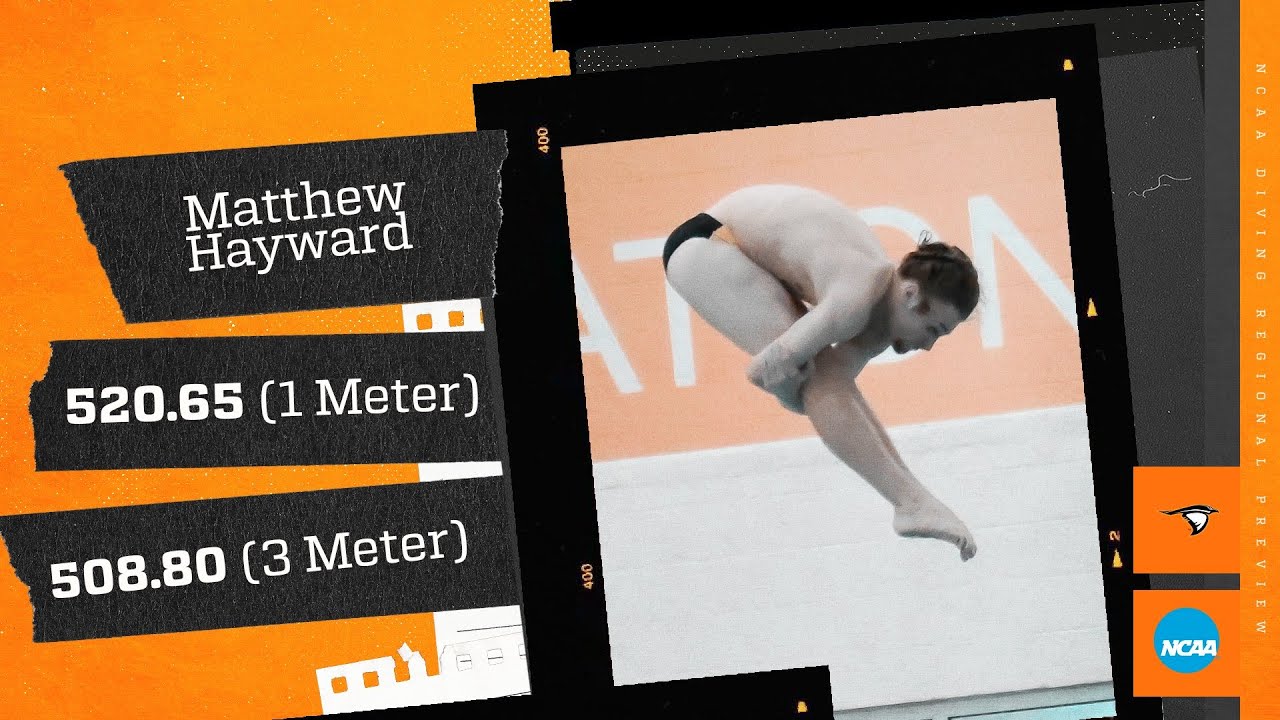 Anderson Diving 2024 NCAA Regional Preview (Matthew Hayward) - YouTube
