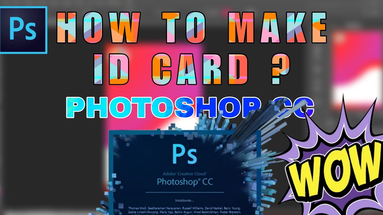 How to design id card in Photoshop cc#photoshop #1minutevideo #idcard # ...