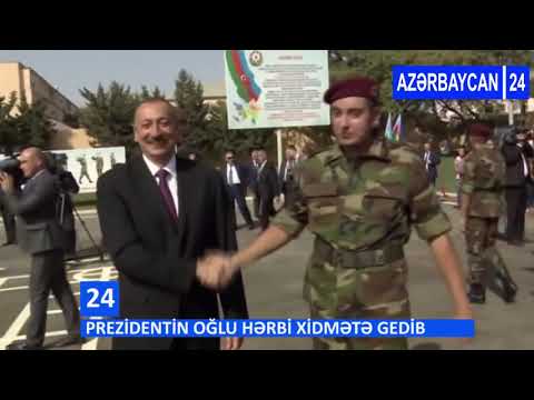 İlham Əliyevin oğlu əsgərliyə getdi