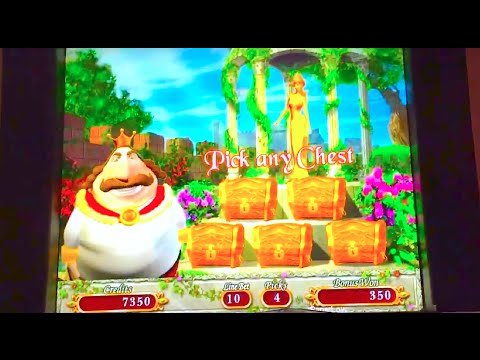 SUPER BIG WIN!! LIVE PLAY "KING MIDAS" Slot Machine Bonus (MAX BET ...
