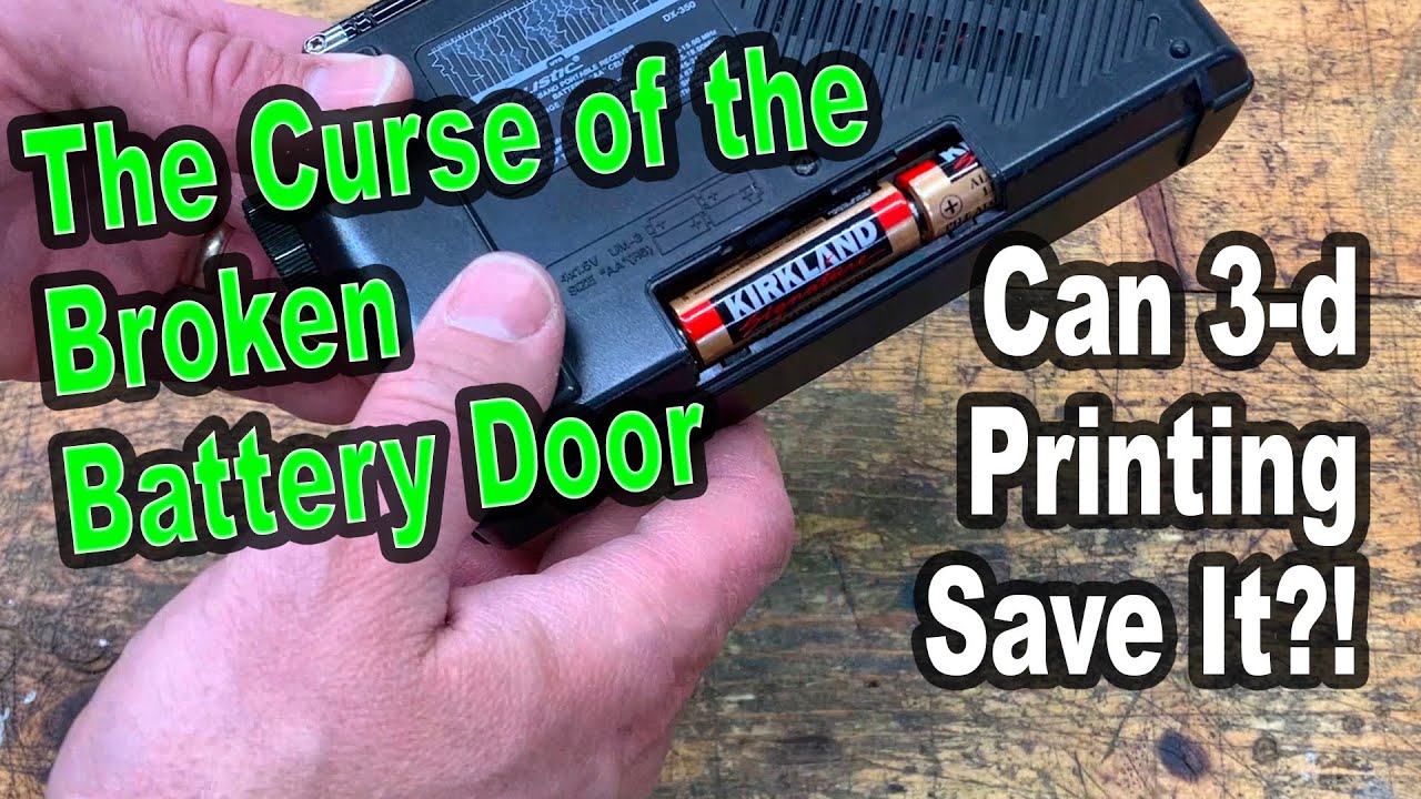 3D Printed DX-350 Shortwave Radio Battery Door - YouTube