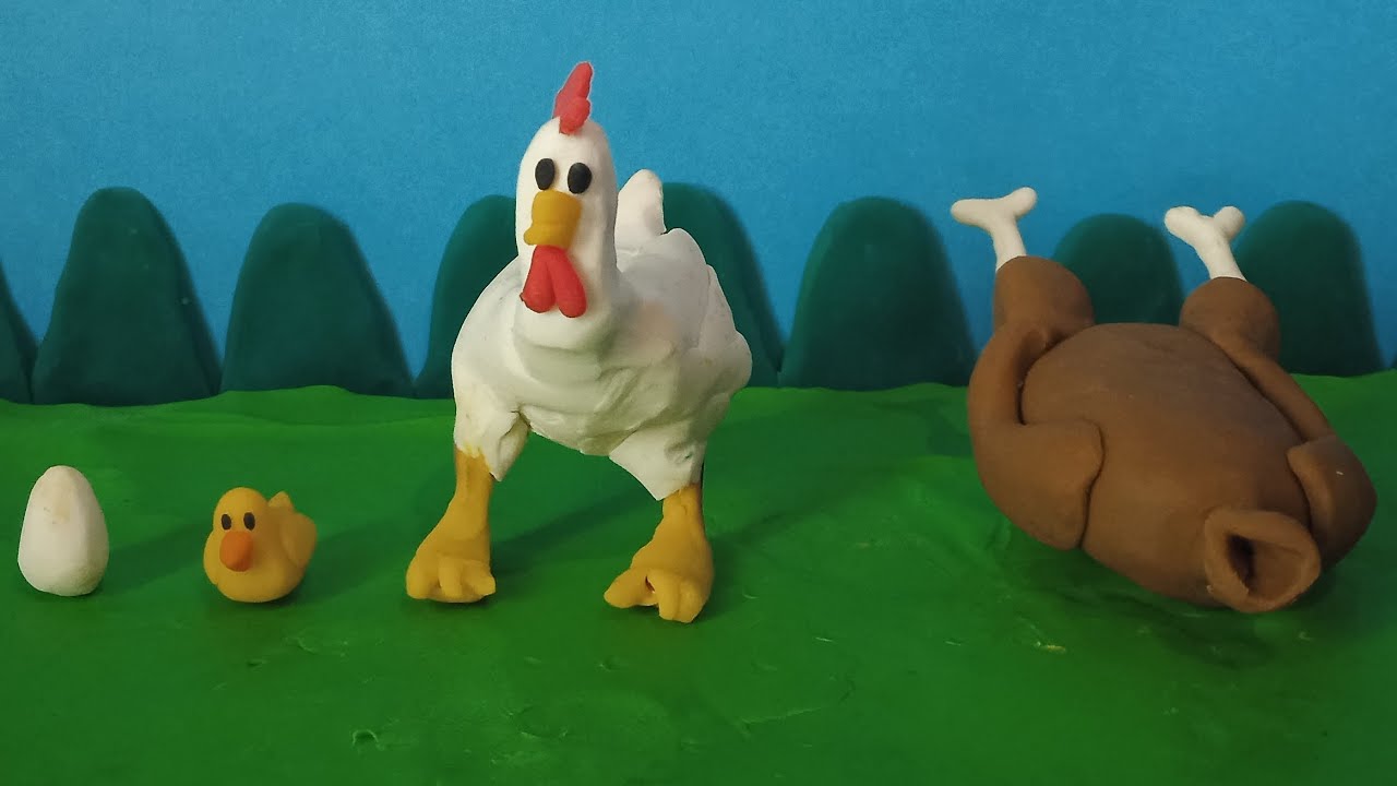 CHICKEN LIFE CYCLE. a stop motion - YouTube