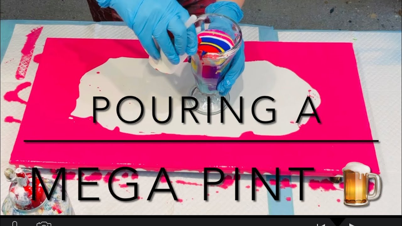POURING A “MEGA PINT” 🍺 WOW WHAT FUN AND AWESOME EFFECTS AND COLOURS ...