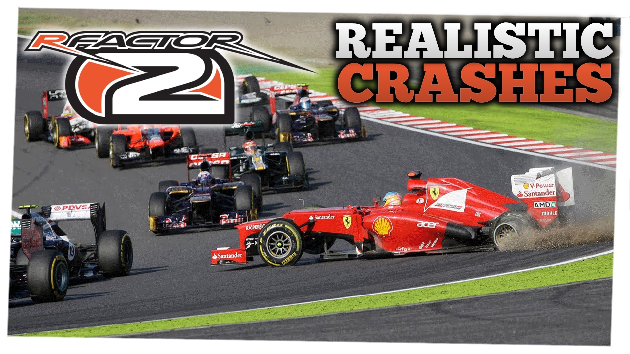 rFactor 2 REALISTIC CRASHES #10 [FullHD] | F1 Bros League | Voatrex ...