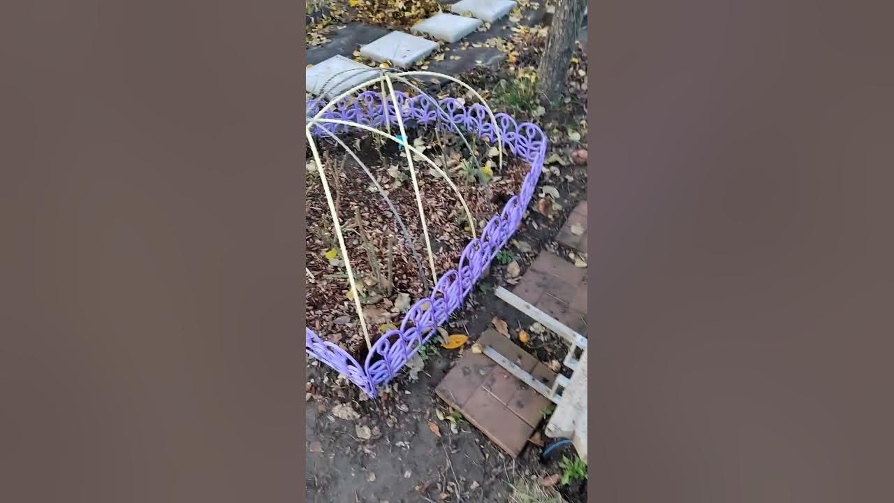 Строю домики для роз 🌹, что использую под каркасы для укрытия. - YouTube