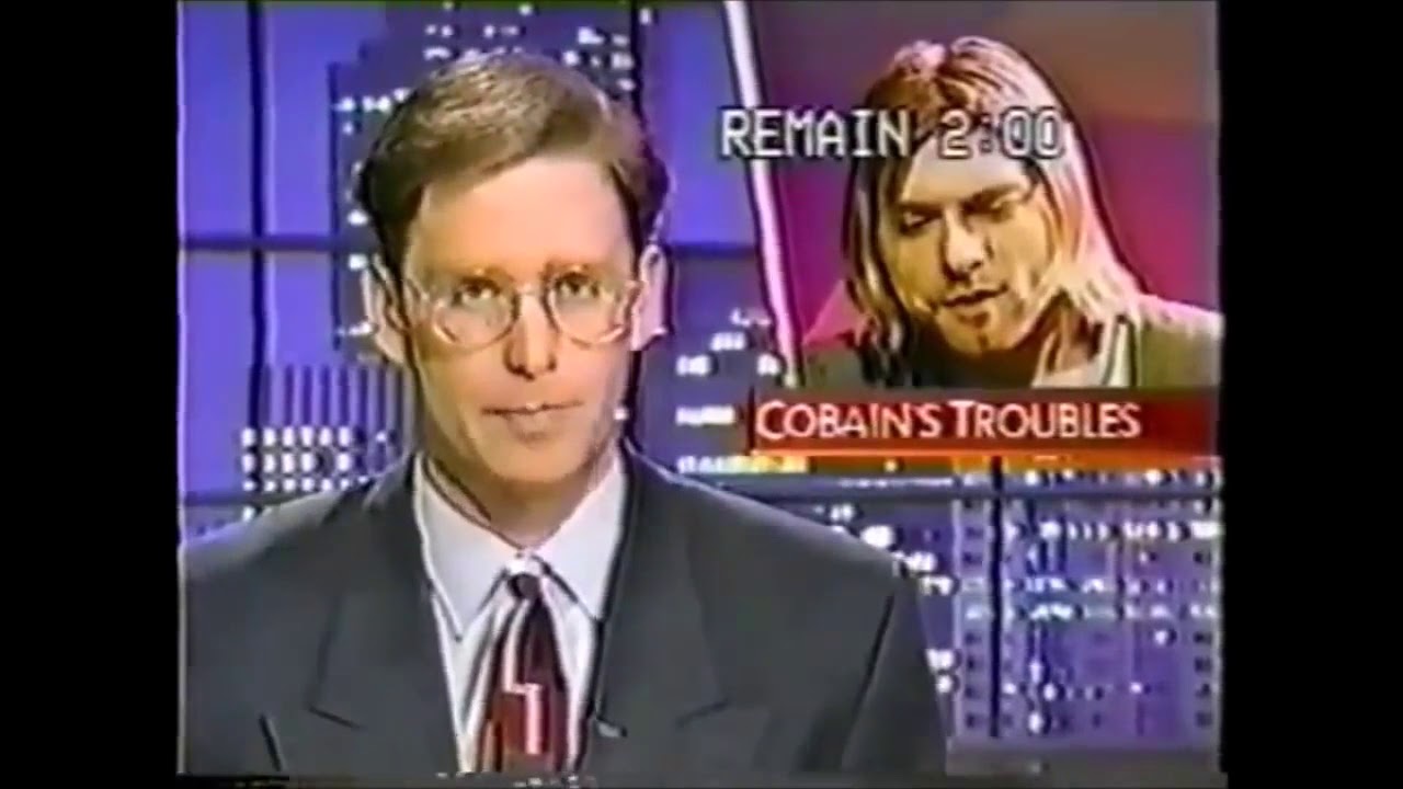 Kurt Cobain Death Local News April 8, 1994 - YouTube