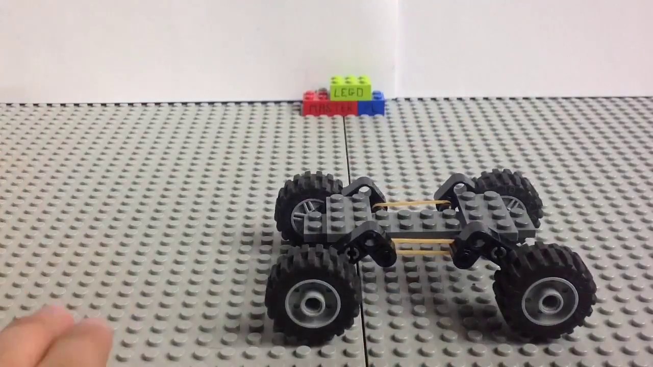 lego simple off-road chassis - YouTube