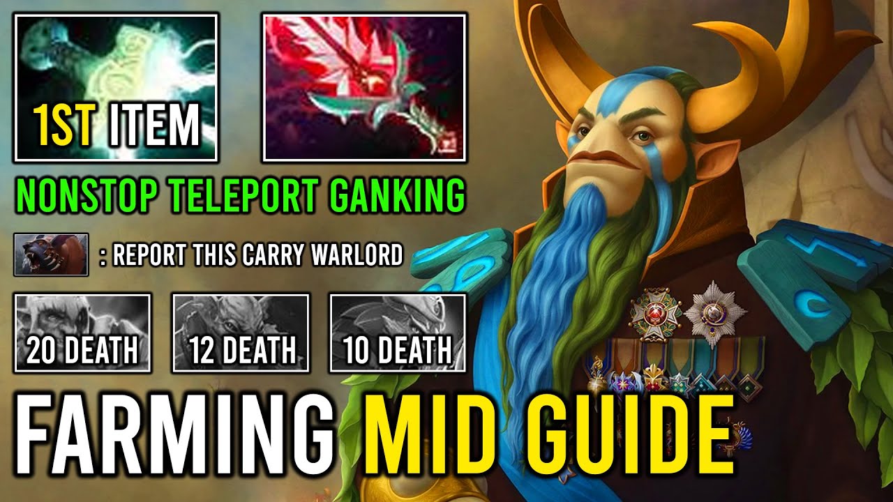 Truly OP Mid Carry 1st Item Mjollnir Nature's Prophet Nonstop TP ...