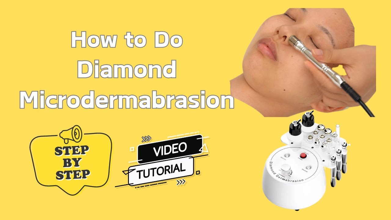 Step by Step Tutorial on Facial Treatment With 3 in 1 Diamond ...