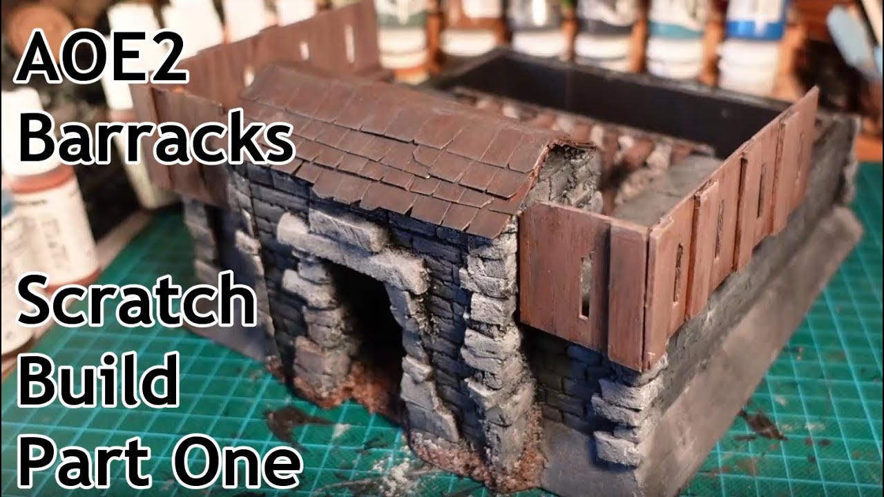 Scratch Building the barracks from AoE2 Part One of Two - YouTube