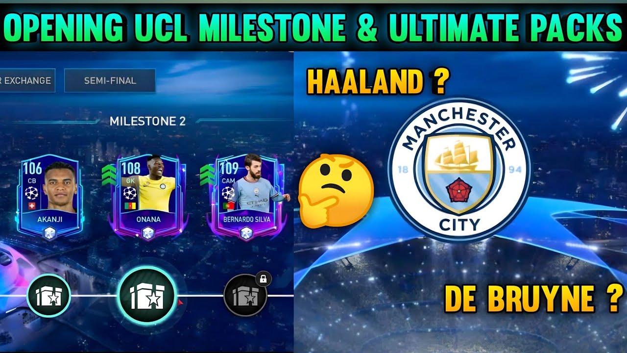 OPENING UCL ULIMATE AND MILESTONE PACKS // HAALAND OR RODRI OR DE ...