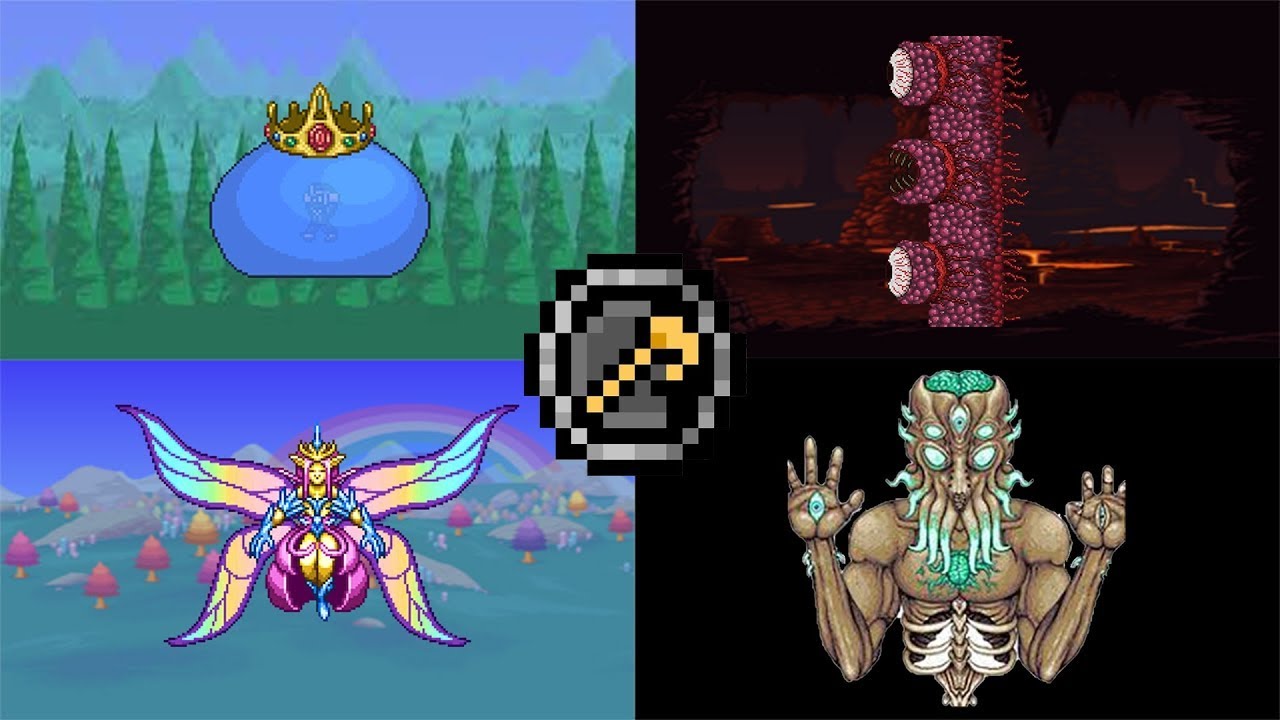 Terraria Summoning Class VS All Bosses (Master Mode) - YouTube