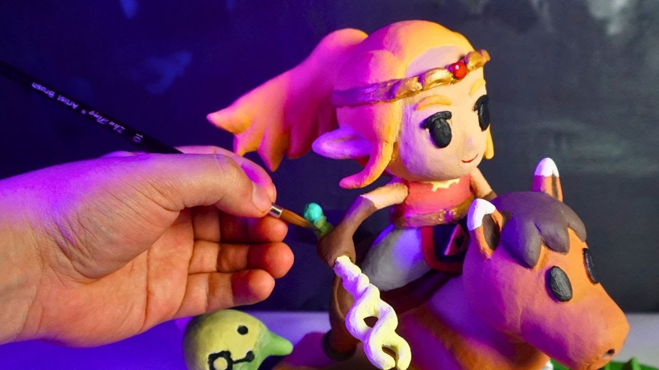 Zelda clay Sculpture : The Legend of Zelda Echoes of Wisdom - YouTube
