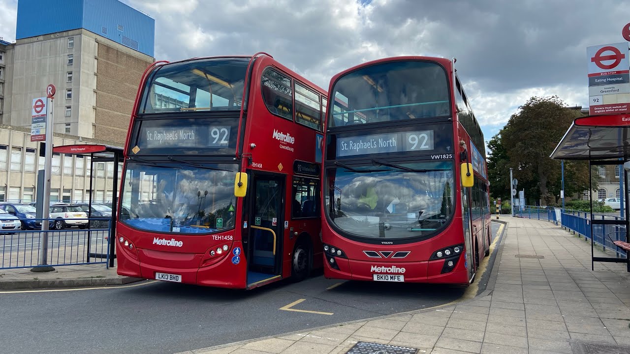 Full Route Visual | 92: Ealing Hospital to St Raphael’s North - YouTube