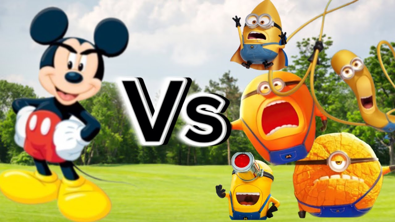 Michael Mouse VS Mega Minions - YouTube