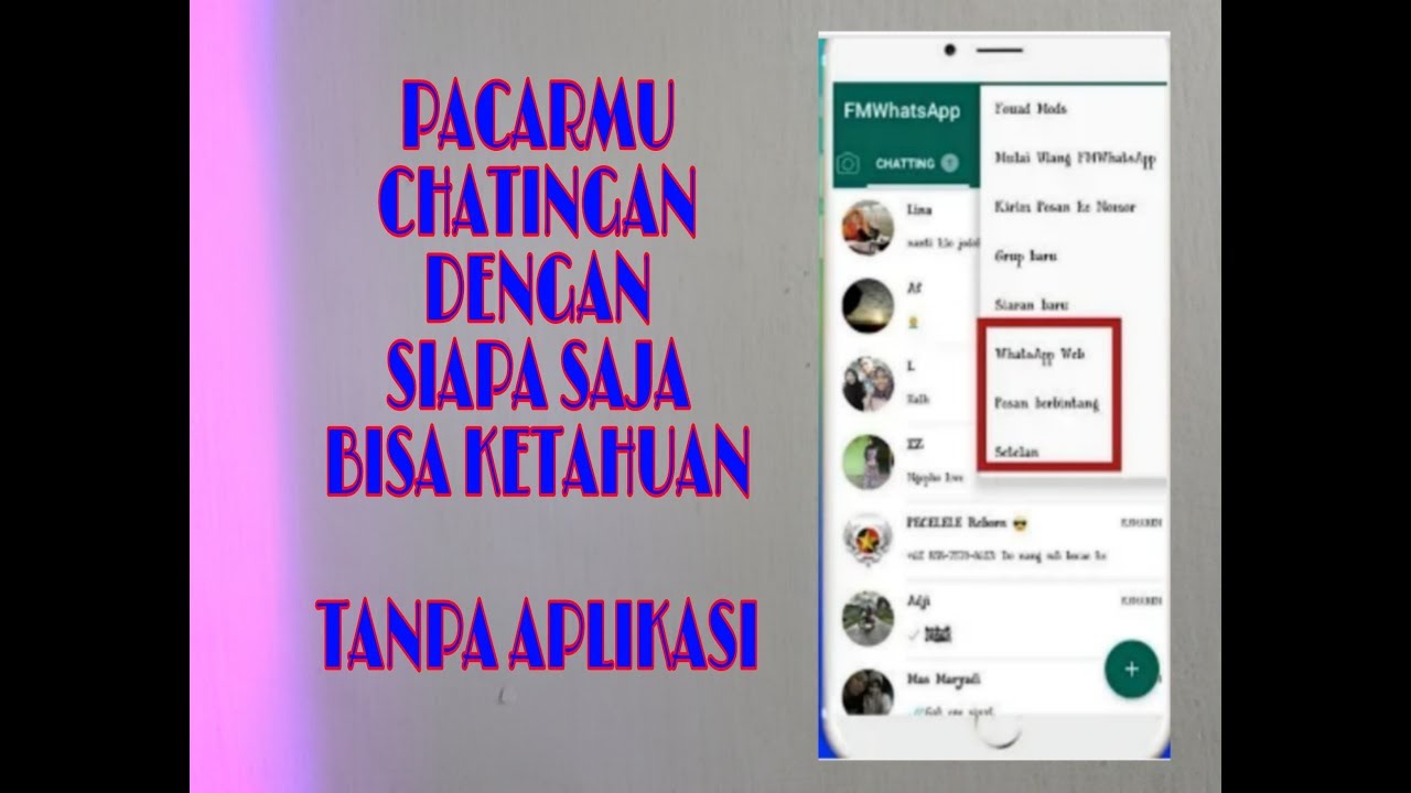 SADAP WHATSAPP TANPA APLIKASI | PACARMU CHATINGAN SAMA SIAPA AJA - YouTube