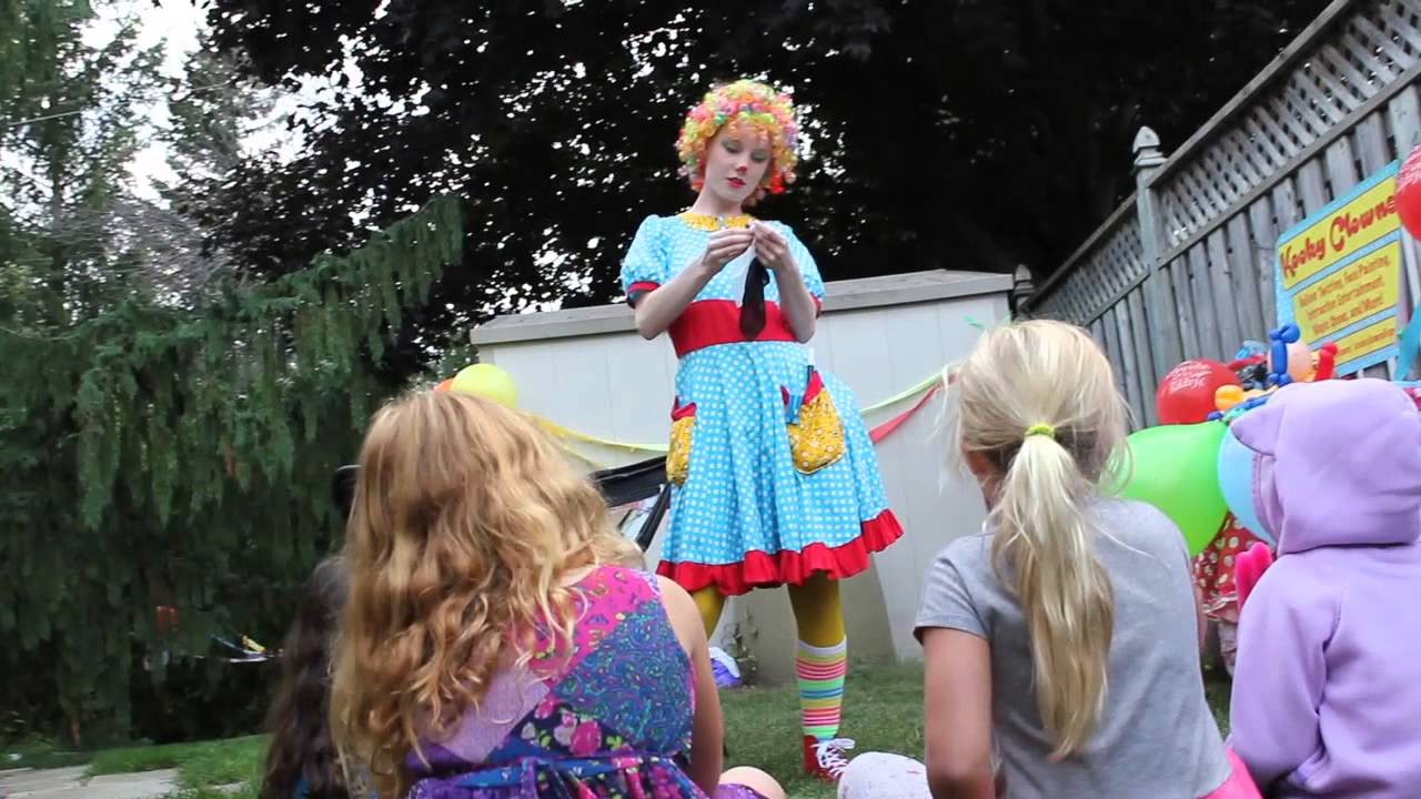 Molly the Clown Magic Show Clip - YouTube