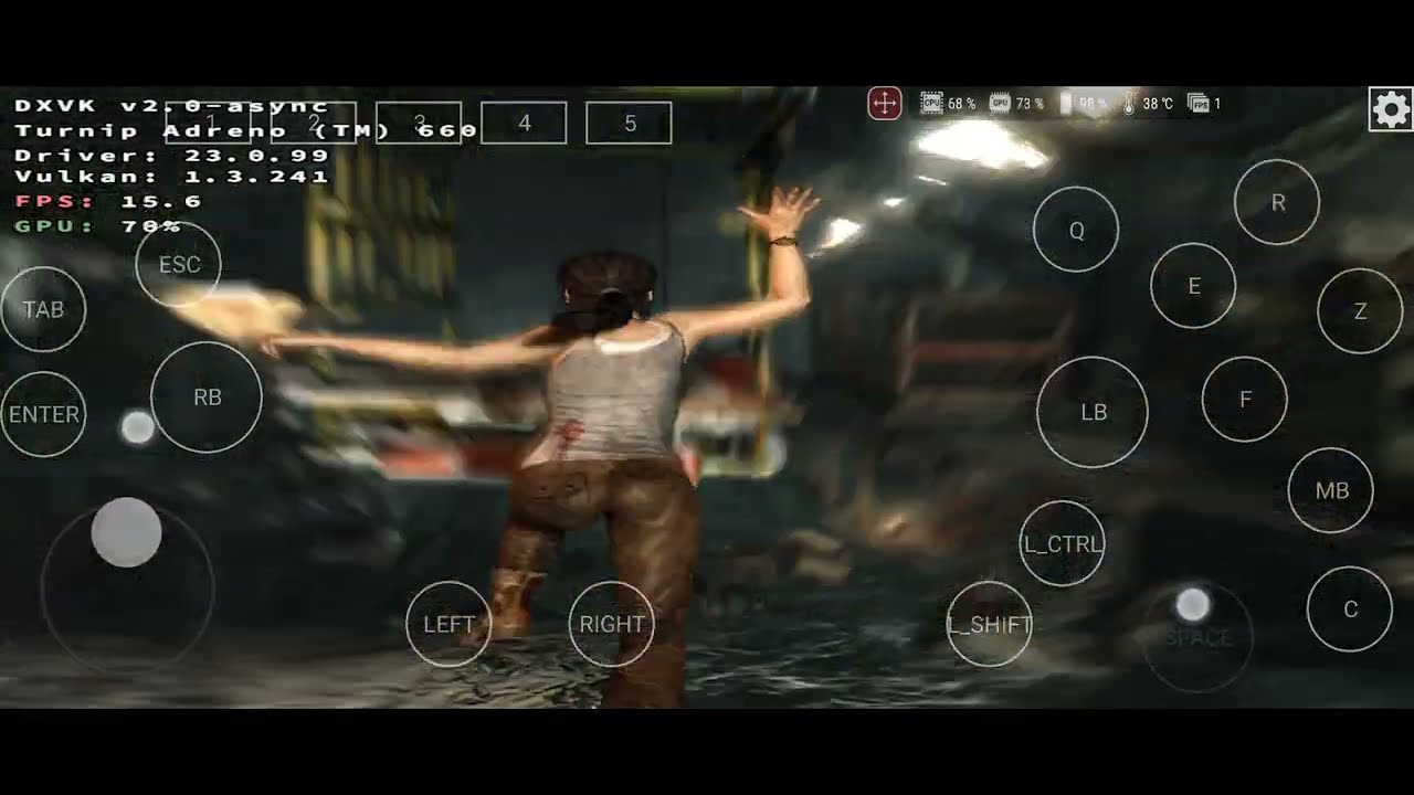 Tomb Raider 2013 re-test (DXVK async 2.0 - Termux-X11) on multiwine 6.9 ...