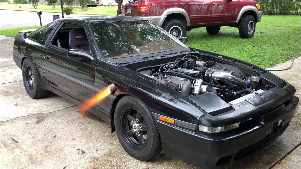 Fire Spitting LT1 Swapped Supra! - YouTube