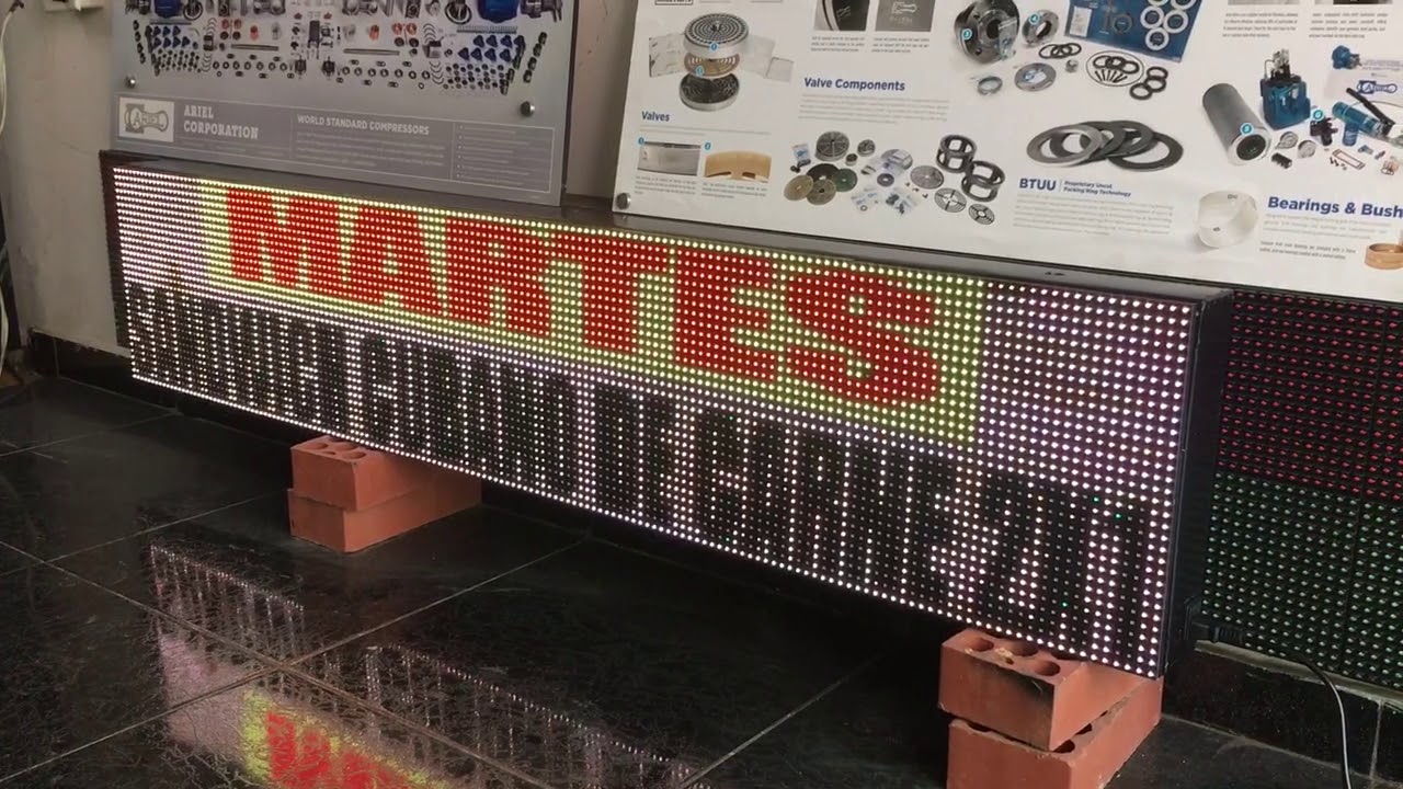 LETRERO Led Full Color - YouTube
