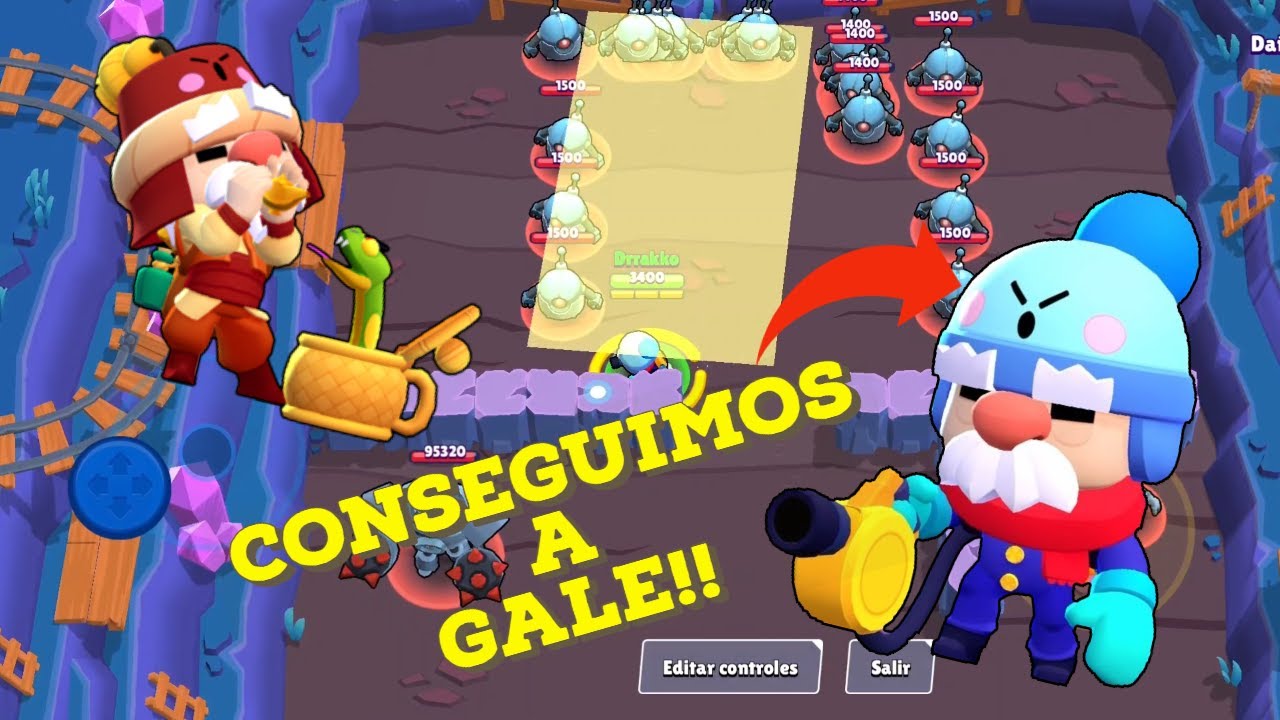 CONSEGUIMOS A GALE, EL NUEVO BRAWLER!!!! GAMEPLAY BRAWL STARS - YouTube