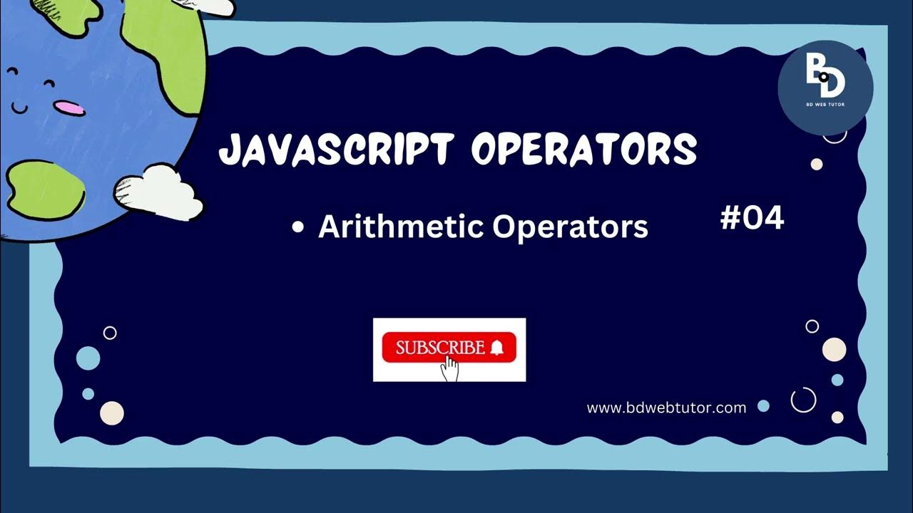 #04 JavaScript Bangla Tutorial For Beginners | Arithmetic Operators - YouTube