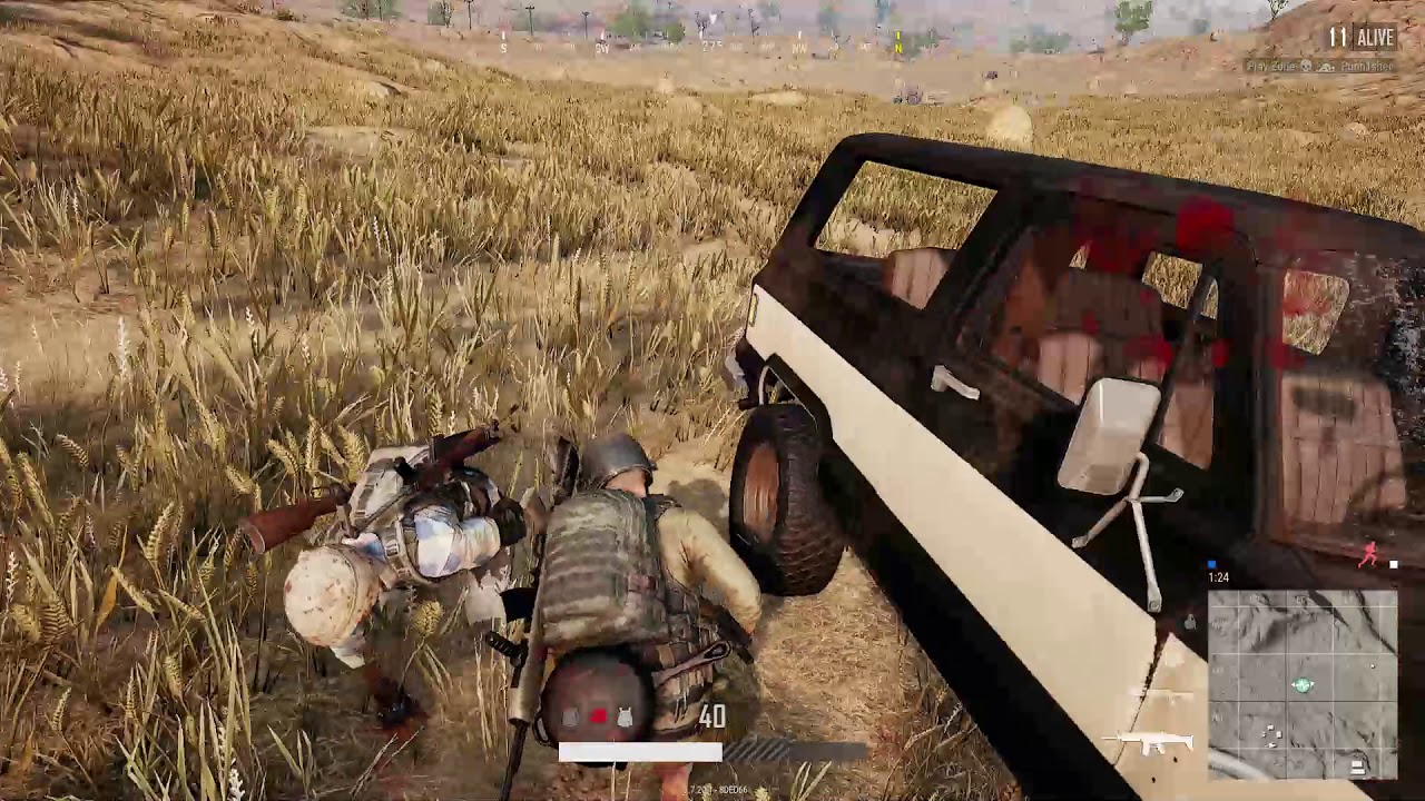 PUBG - Flying car ( hack ) - YouTube