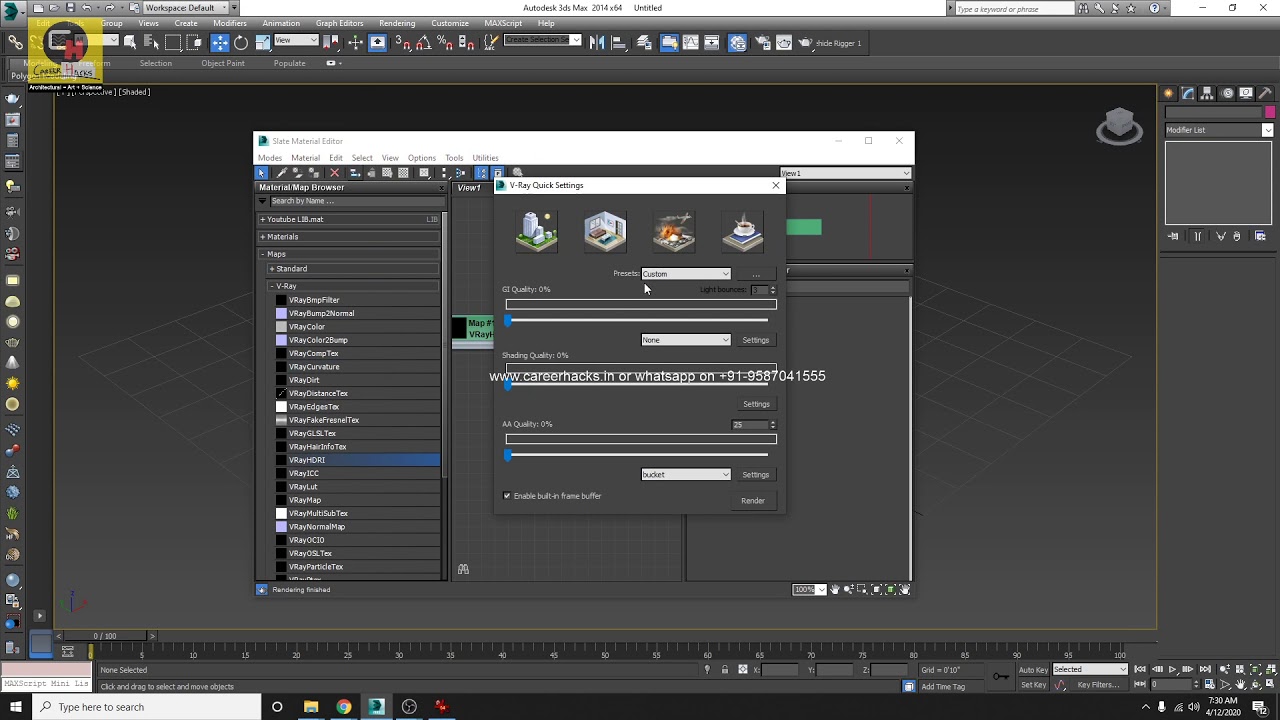Why My Material Editor not Showing like Older Version of 3ds Max - YouTube