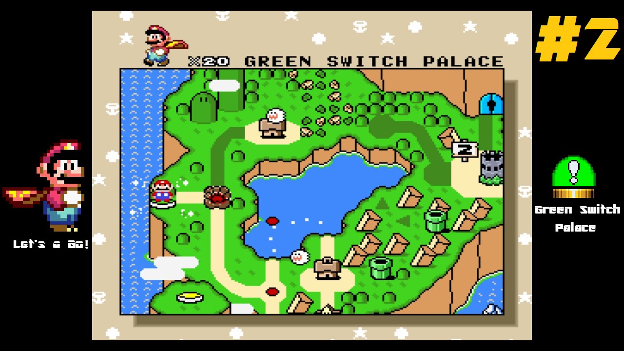 Super Mario World - SNES - Walkthrough - Part 2 - The Cape Feather ...