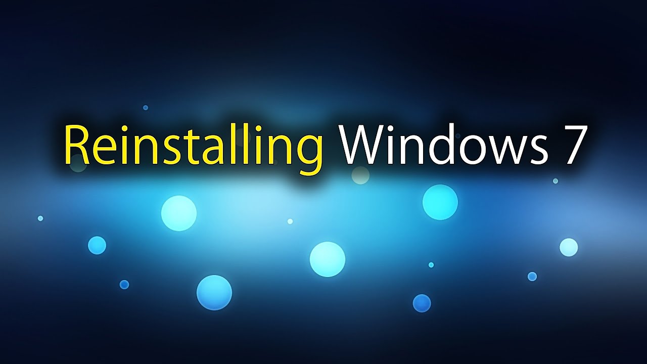Windows 7 - Install/Reinstall Tutorial For Beginners - YouTube
