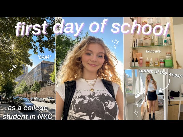 First Day Of School College