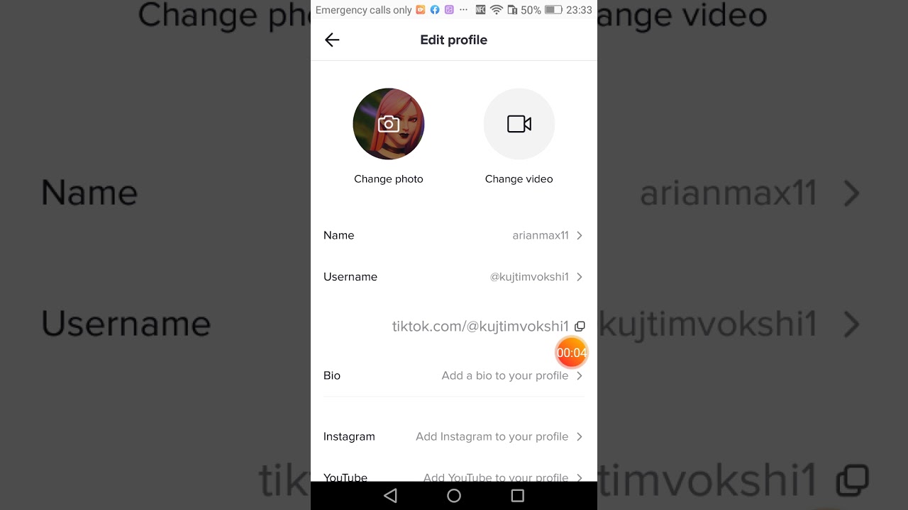 TiK ToK name - YouTube